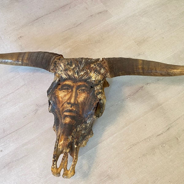 Buffalo Skull - Etsy