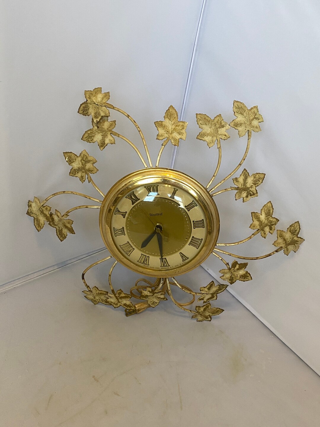 Mid Century Electric United Wall Clock - Etsy