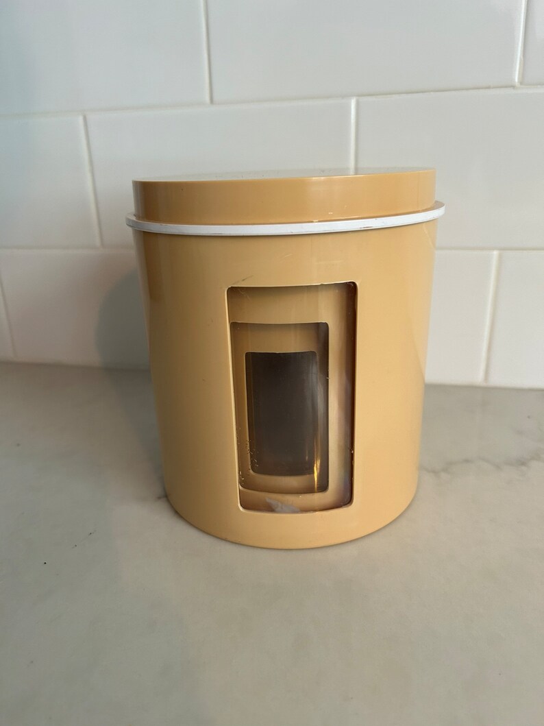 80s Copco Nesting Acrylic Canister Set Peach Colored - Etsy