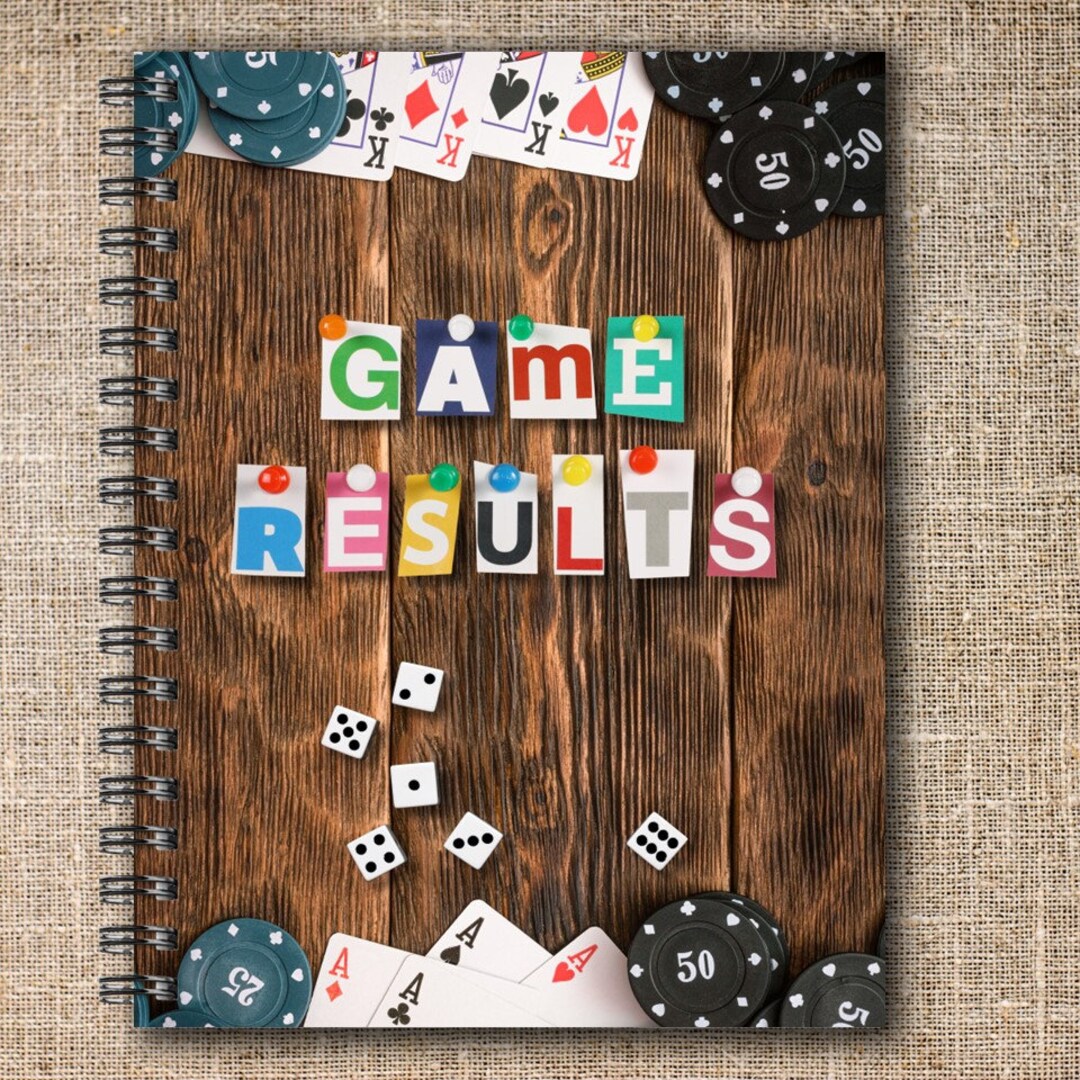 Family Game Night Scorekeeper: Hardcover Game Results Journal - Etsy