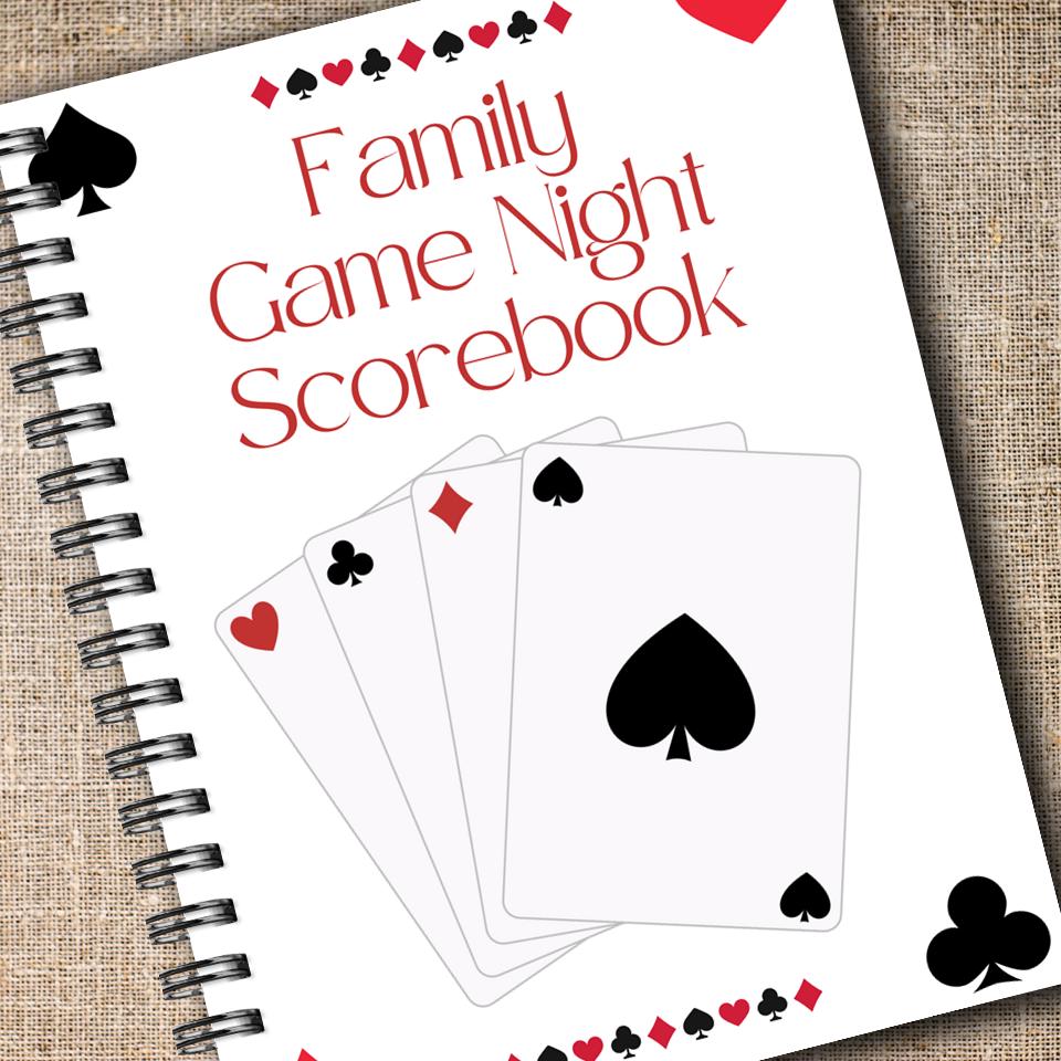 Game Score Tracker, Family Game Night, Board Game Book, Card Playing ...
