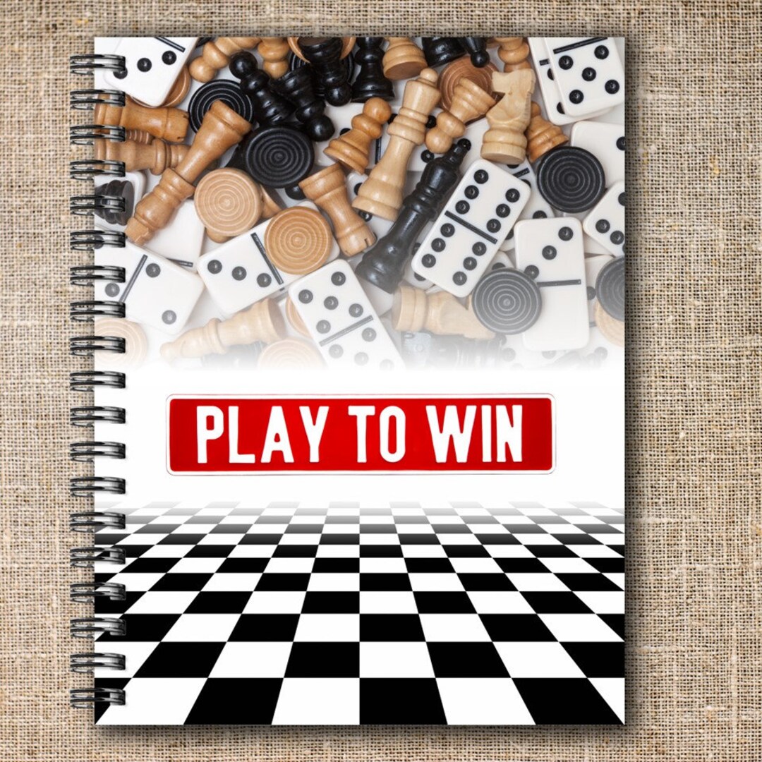 Game Night Score Book, Play to Win, Card Player Gift, Game Gift Journal ...