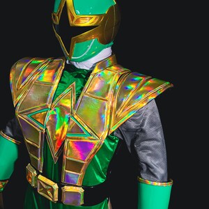 Green Samurai Ranger Ninja Storm Power Ranger Full Body Set Costume - Etsy