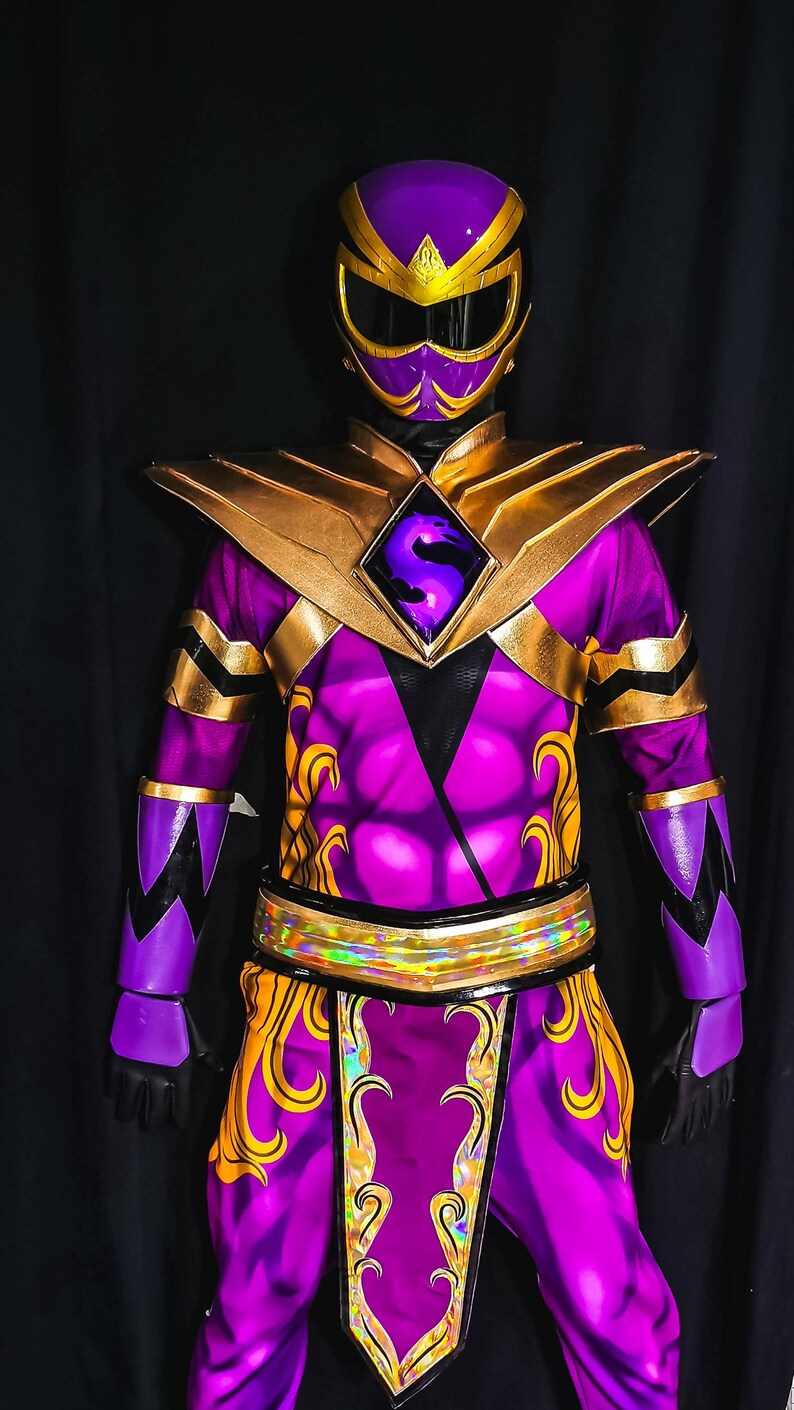 Jungle Furry Purple Power Ranger Costume [CUSTOM SIZE] - Etsy