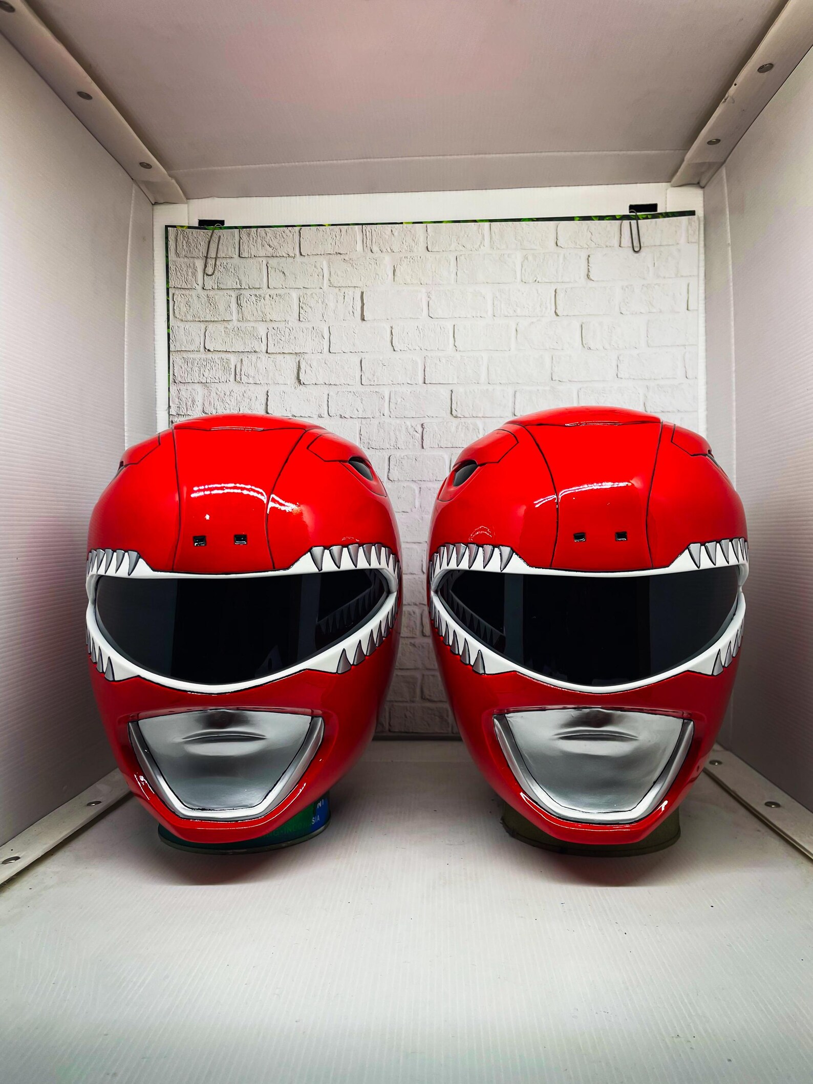 MMPR Red Ranger Helmet [CUSTOM SIZE] - Etsy