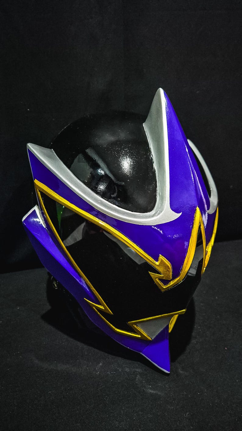 Purple Koragg Power Ranger Helmet [CUSTOM SIZE] - Etsy