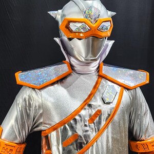 Kiramai Silver Costume Power Rangers [CUSTOM SIZE] - Etsy