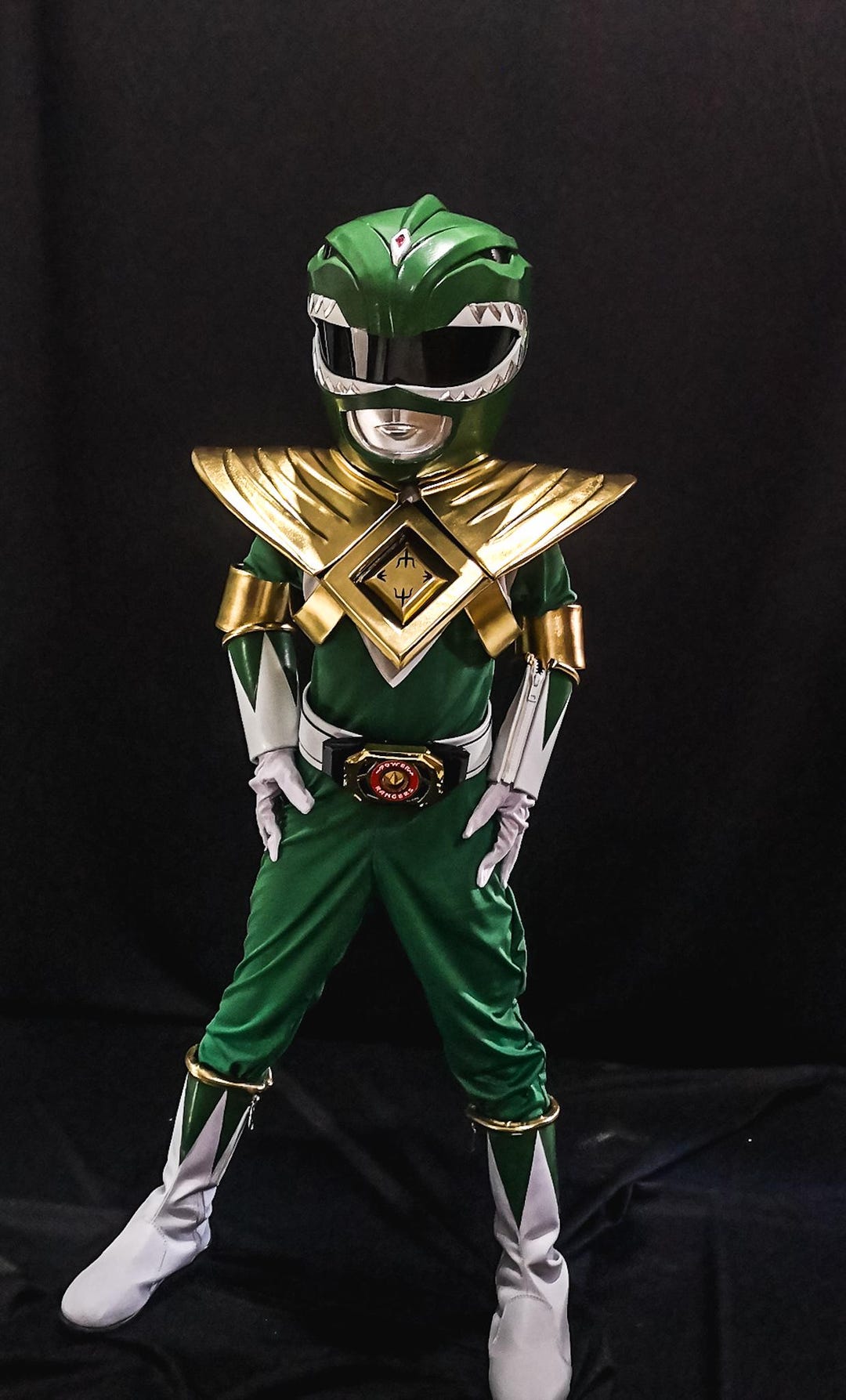 Green Ranger BITS Kids Costume Full Set [CUSTOM SIZE] - Etsy