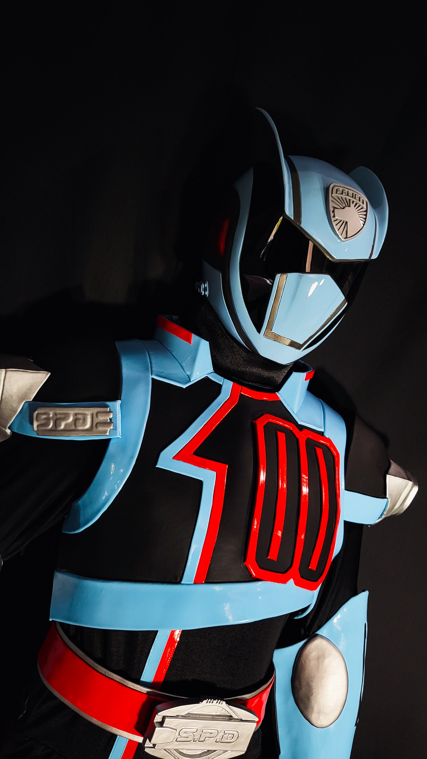 Shadow Ranger Dekaranger SPD Power Ranger Space Patrol Delta Full Body ...