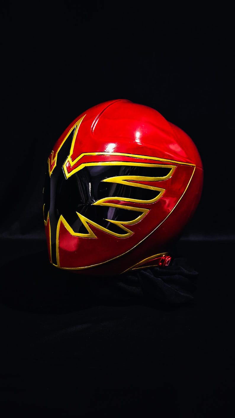 Mystic Force Red Power Ranger Helmet: Custom-made Collector's Edition ...