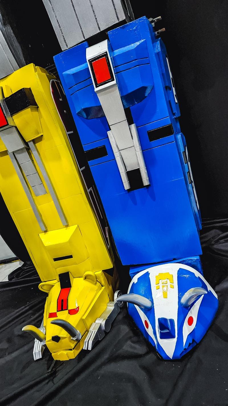 Megazord Costume MMPR Power Rangers [CUSTOME SIZE] - Etsy