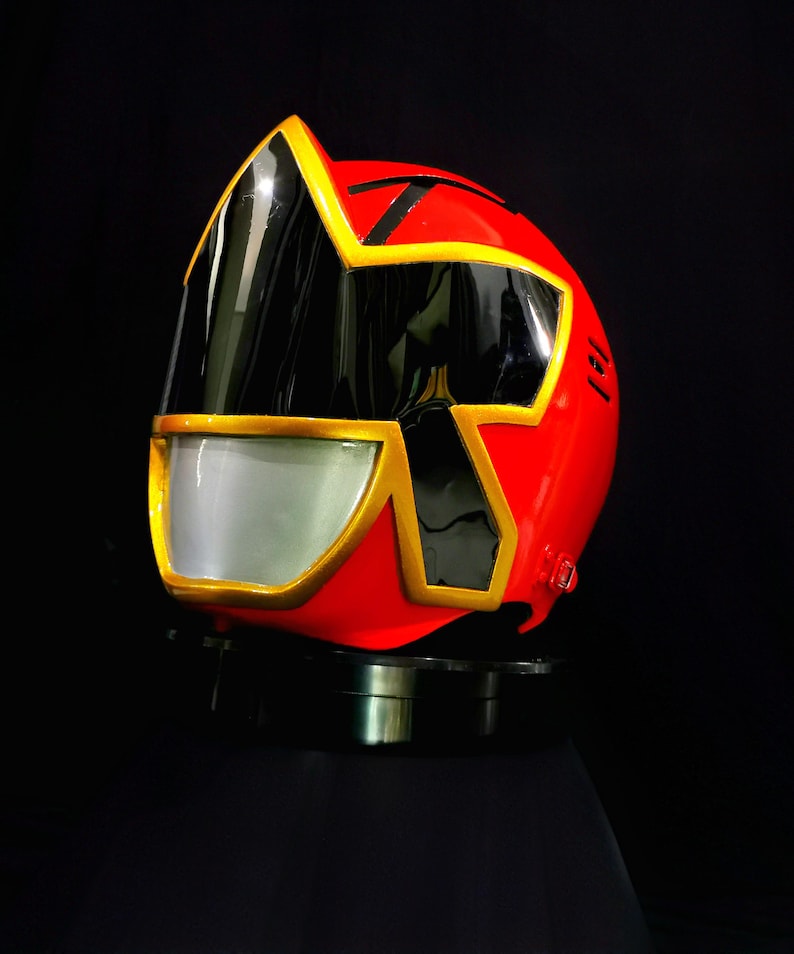 Red Ranger Custom Design and Size [ONLY HELMET] - Etsy