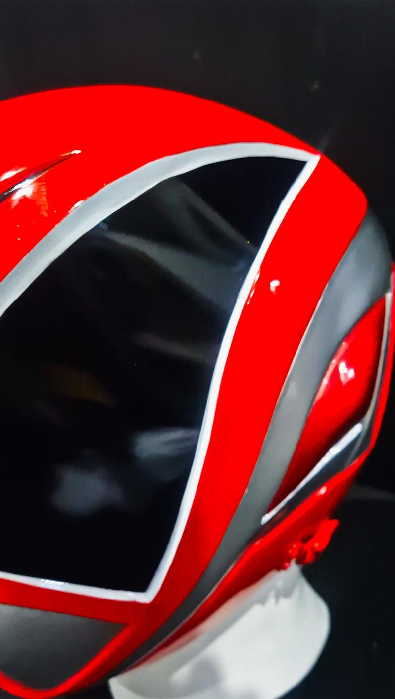SPD Red Ranger Helmet Wearable for Cosplay Tokusatsu Power Ranger ...