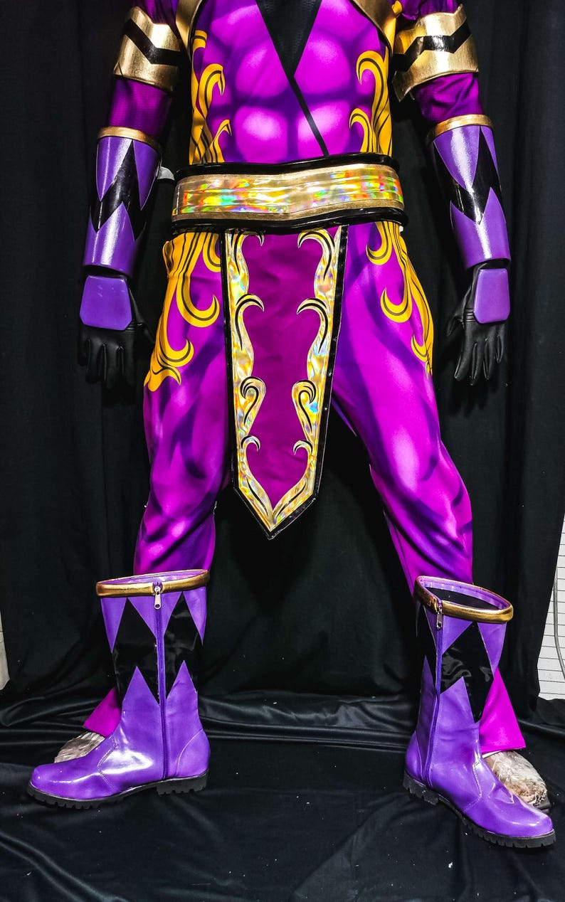 Jungle Furry Purple Power Ranger Costume [CUSTOM SIZE] - Etsy