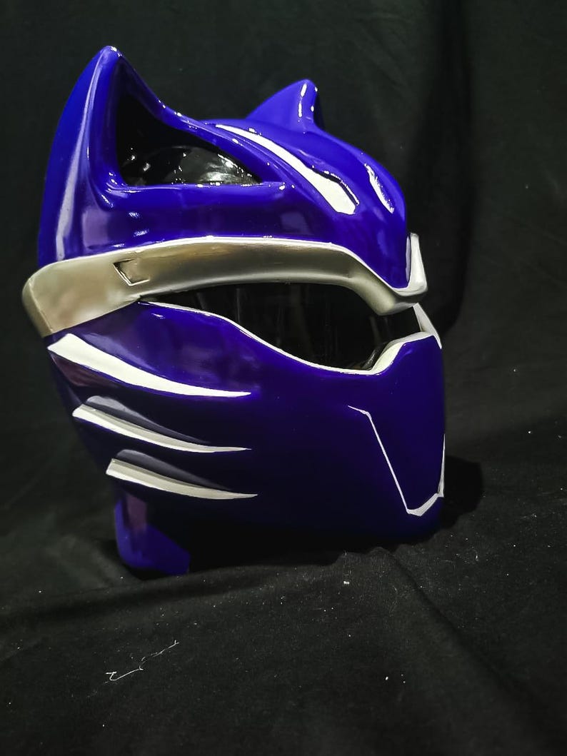 Violet Wolf Ranger Helmet Gekiviolet Collectible Mask Replica Tokusatsu ...
