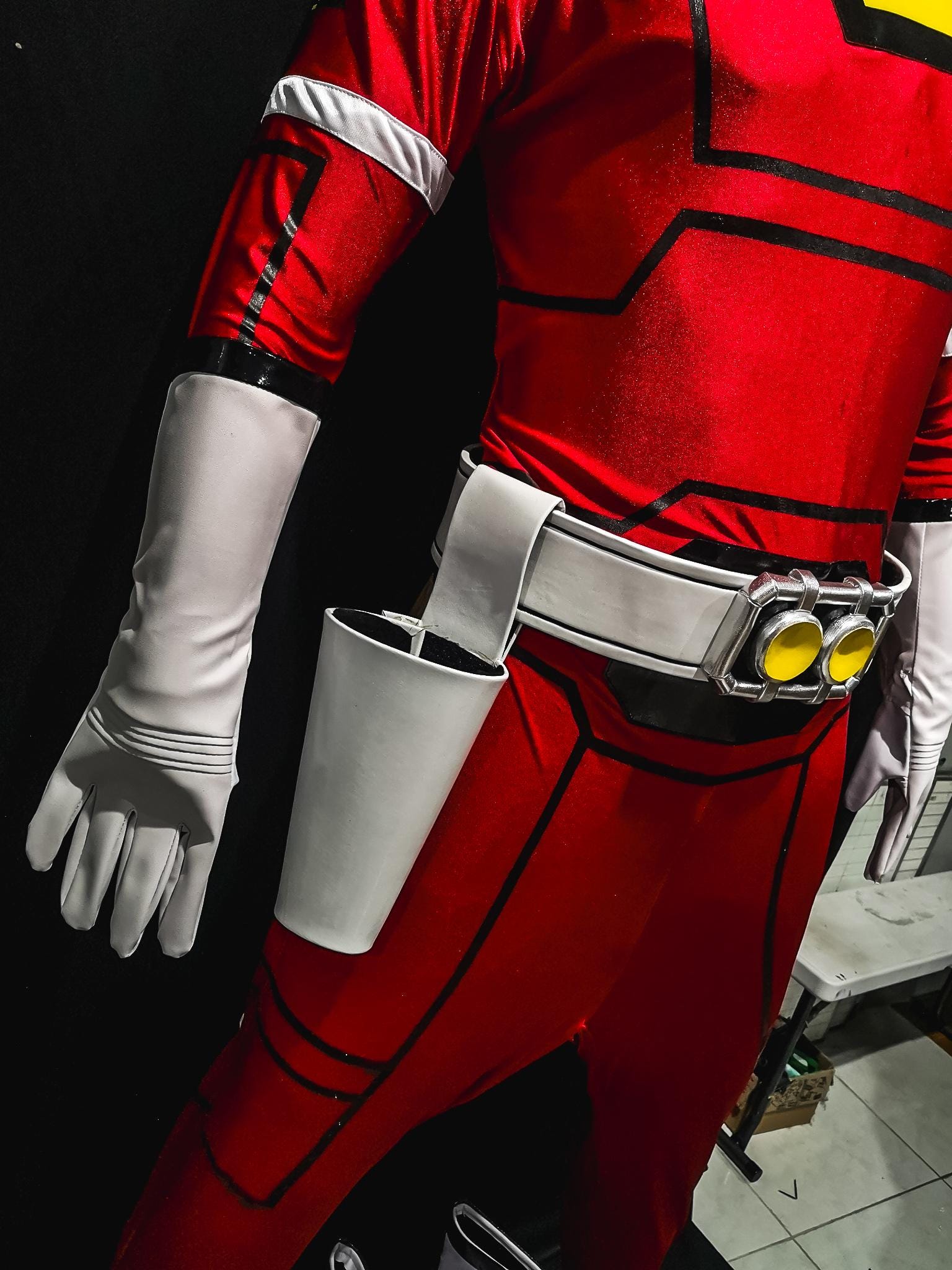 Red Turbo Ranger Costume Full Set [CUSTOM SIZE] - Etsy