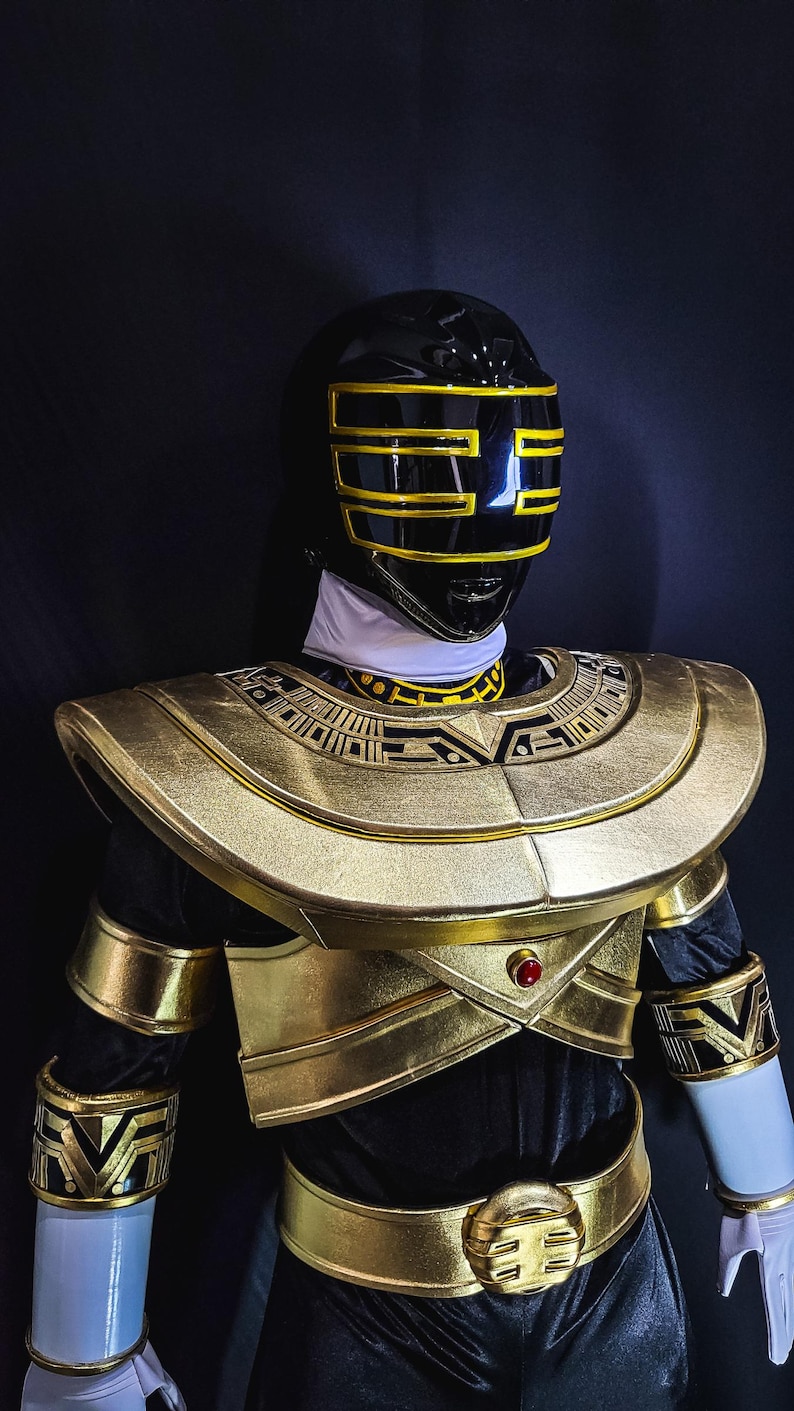 Gold Zeo Ranger Costume: CUSTOM SIZE Full Body Set - Etsy