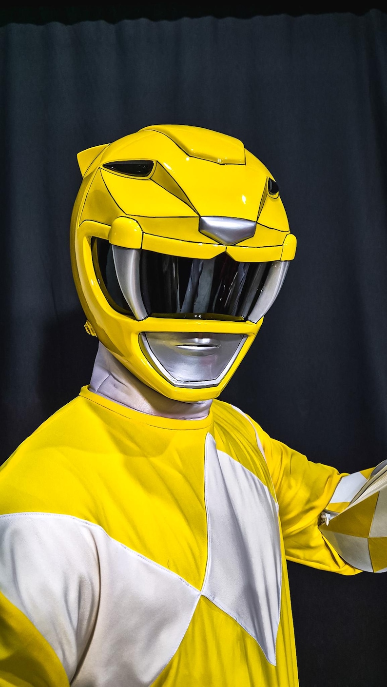 MMPR Yellow Power Ranger Costume [CUSTOM SIZE] - Etsy