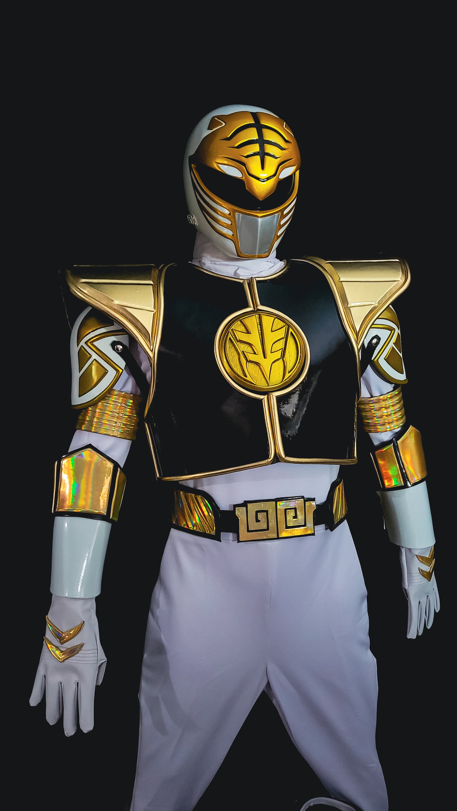 Custom White Tiger Ranger Costume: Handmade Cosplay Armor - Etsy