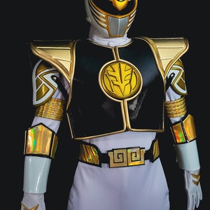 Custom White Tiger Ranger Costume: Handmade Cosplay Armor - Etsy