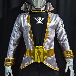Gokai Silver Ranger Costume - CUSTOM SIZE Gokaiger - Etsy