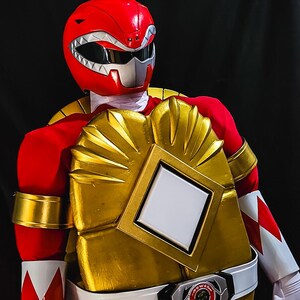 TMNT Red Ranger Costume Full Set Wearable Suit for Cosplay Tokusatsu ...