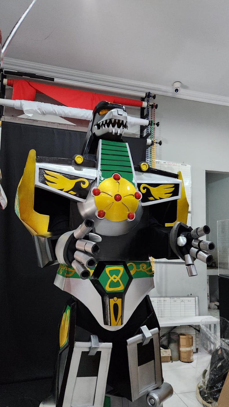 Dragonzord Costume Cosplay MMPR Rangers [CUSTOM SIZE] - Etsy