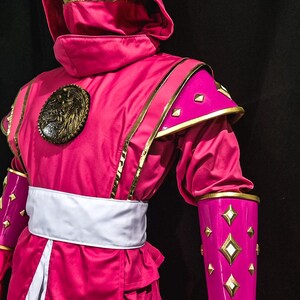 Pink Ninjetti Costume – Custom Red Ranger Cosplay Suit (made to Order ...