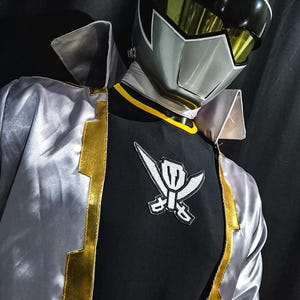 Gokai Silver Ranger Costume - CUSTOM SIZE Gokaiger - Etsy