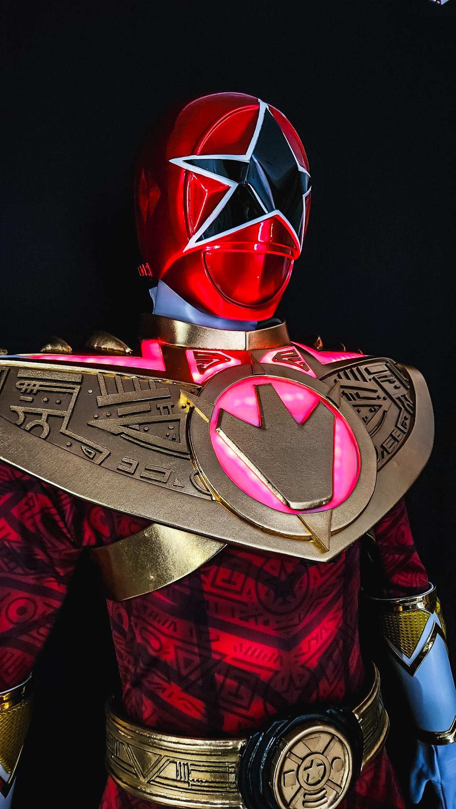 Red Zeo Power Rangers Costume Custom for Cosplay - Etsy
