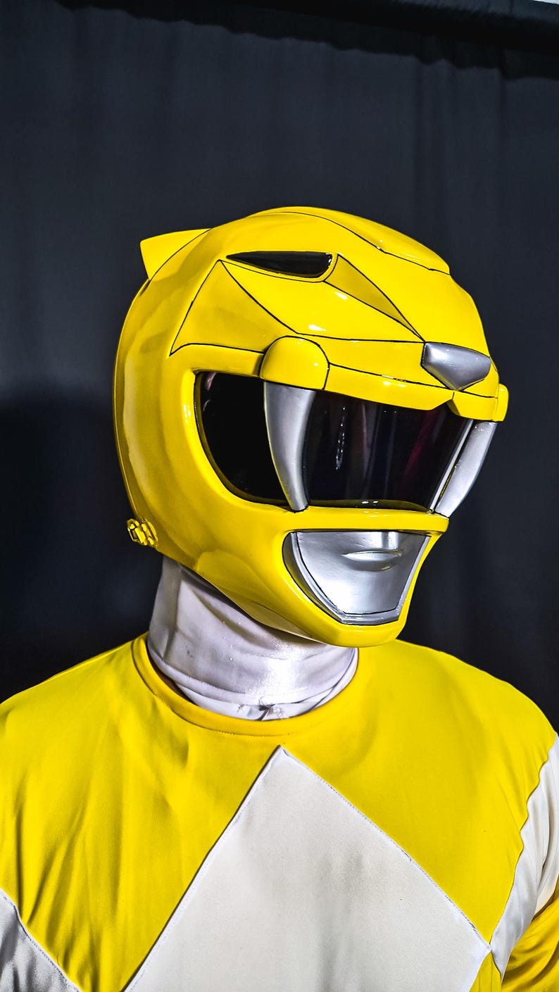 MMPR Yellow Power Ranger Costume [CUSTOM SIZE] - Etsy