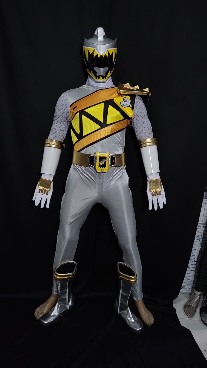 Kyoryuger Silver Ranger Costume: CUSTOM SIZE for Cosplay - Etsy