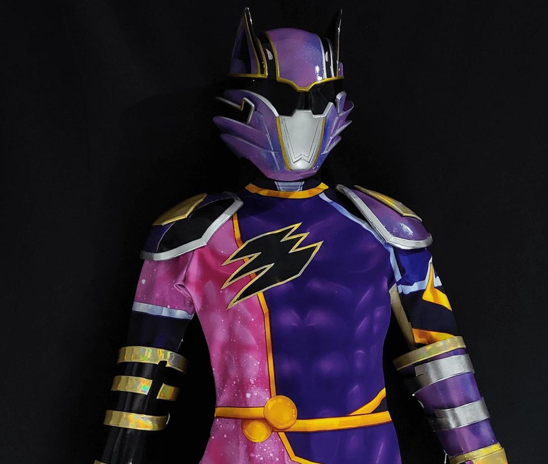 Jungle Fury Wolf Custom Costume Violet Wolf Ranger Wearable Suit for ...