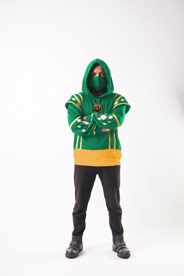 Green Ninjetti Hoodie Power Rangers – Limited Custom Drop for Cosplay ...