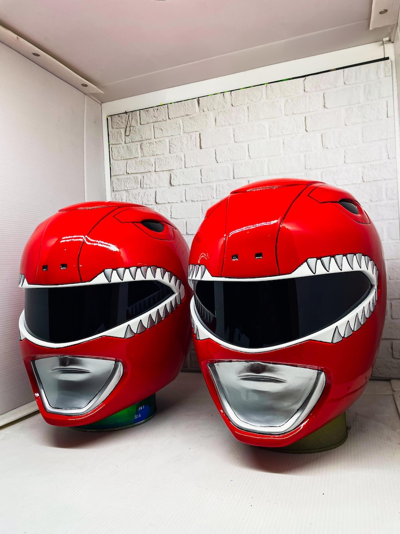 Mighty Morphin Power Ranger Red Ranger Helmet - Etsy