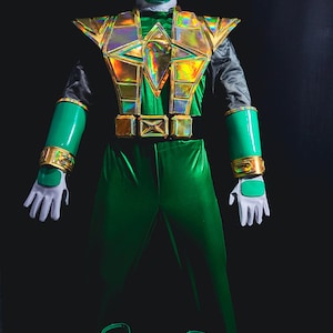 Green Samurai Ranger Ninja Storm Power Ranger Full Body Set Costume - Etsy