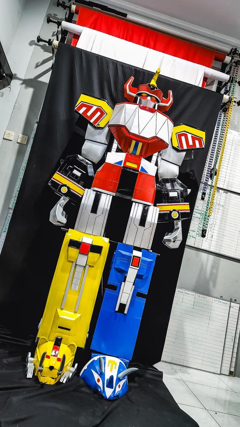 Megazord Costume MMPR Power Rangers [CUSTOME SIZE] - Etsy