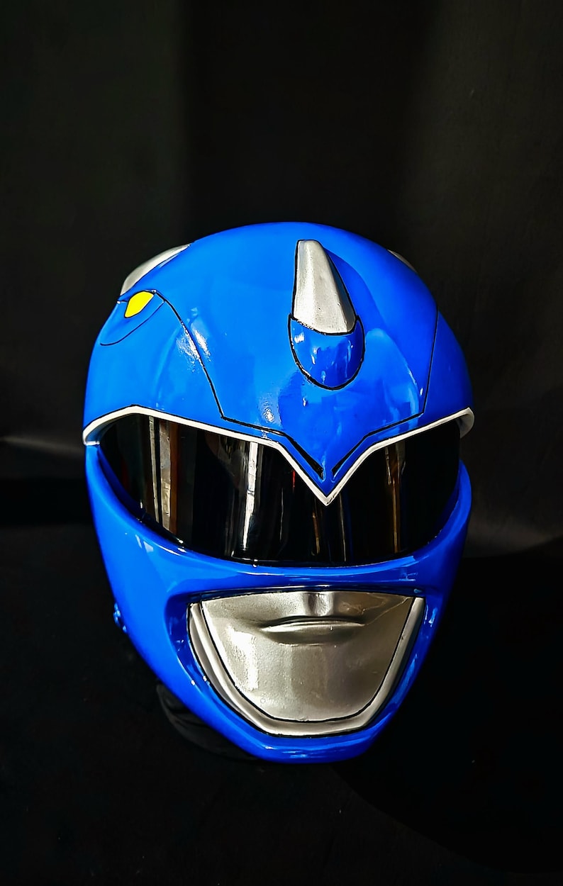 MMPR Blue Ranger Helmet [CUSTOM SIZE] - Etsy