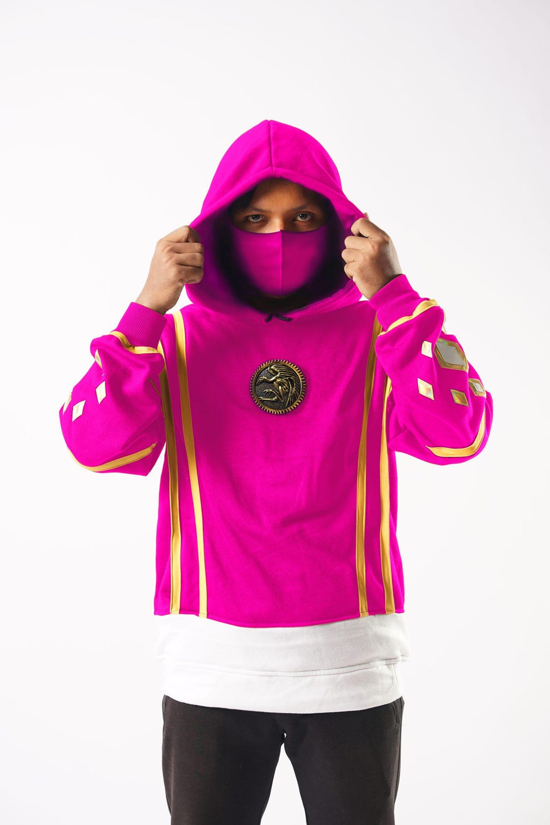 Pink Ninjetti Hoodie Power Rangers [CUSTOM SIZE] - Wearable Clothes ...