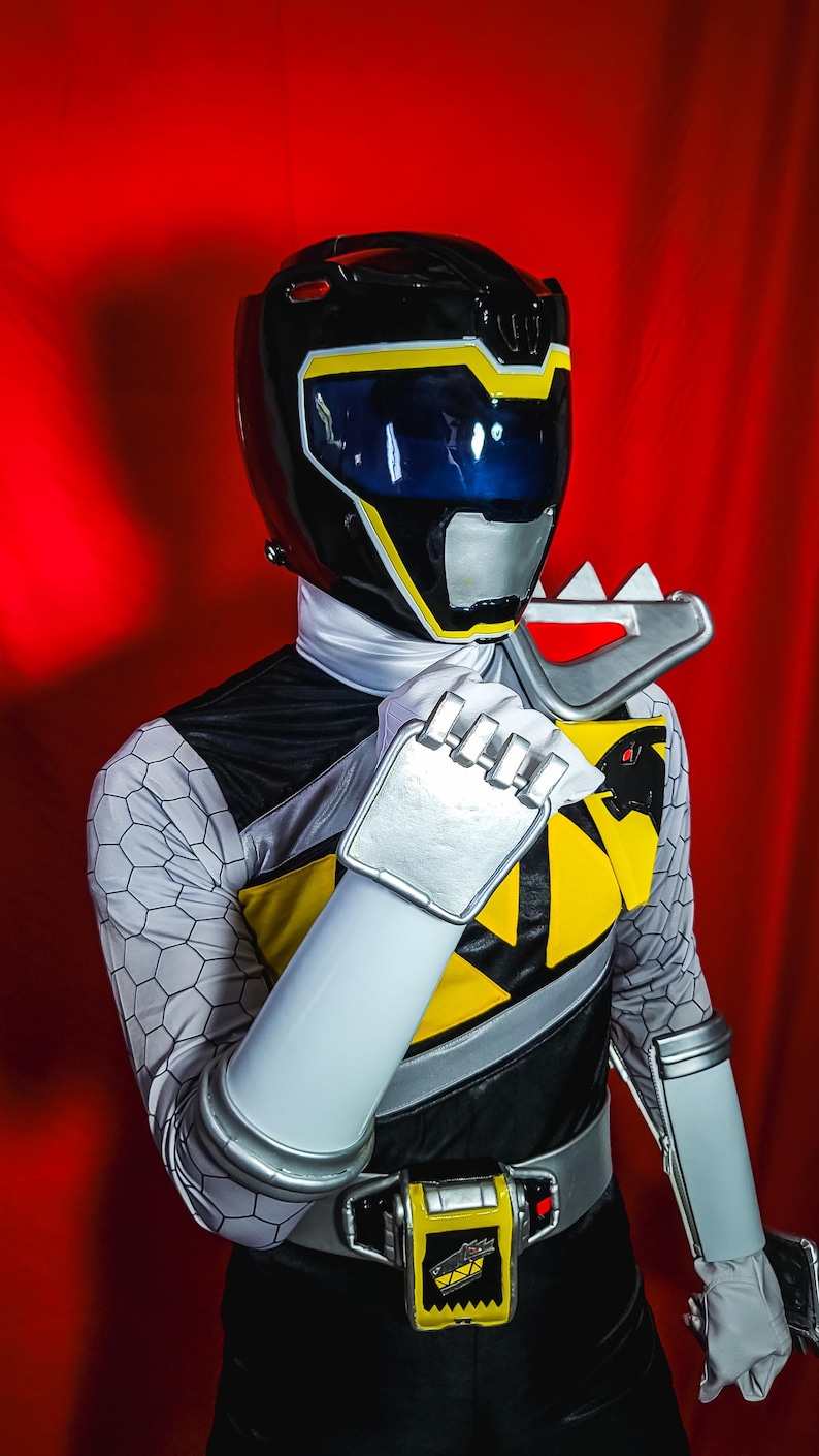 Kyoryuger Black Power Rangers Costume [CUSTOM SIZE] - Etsy
