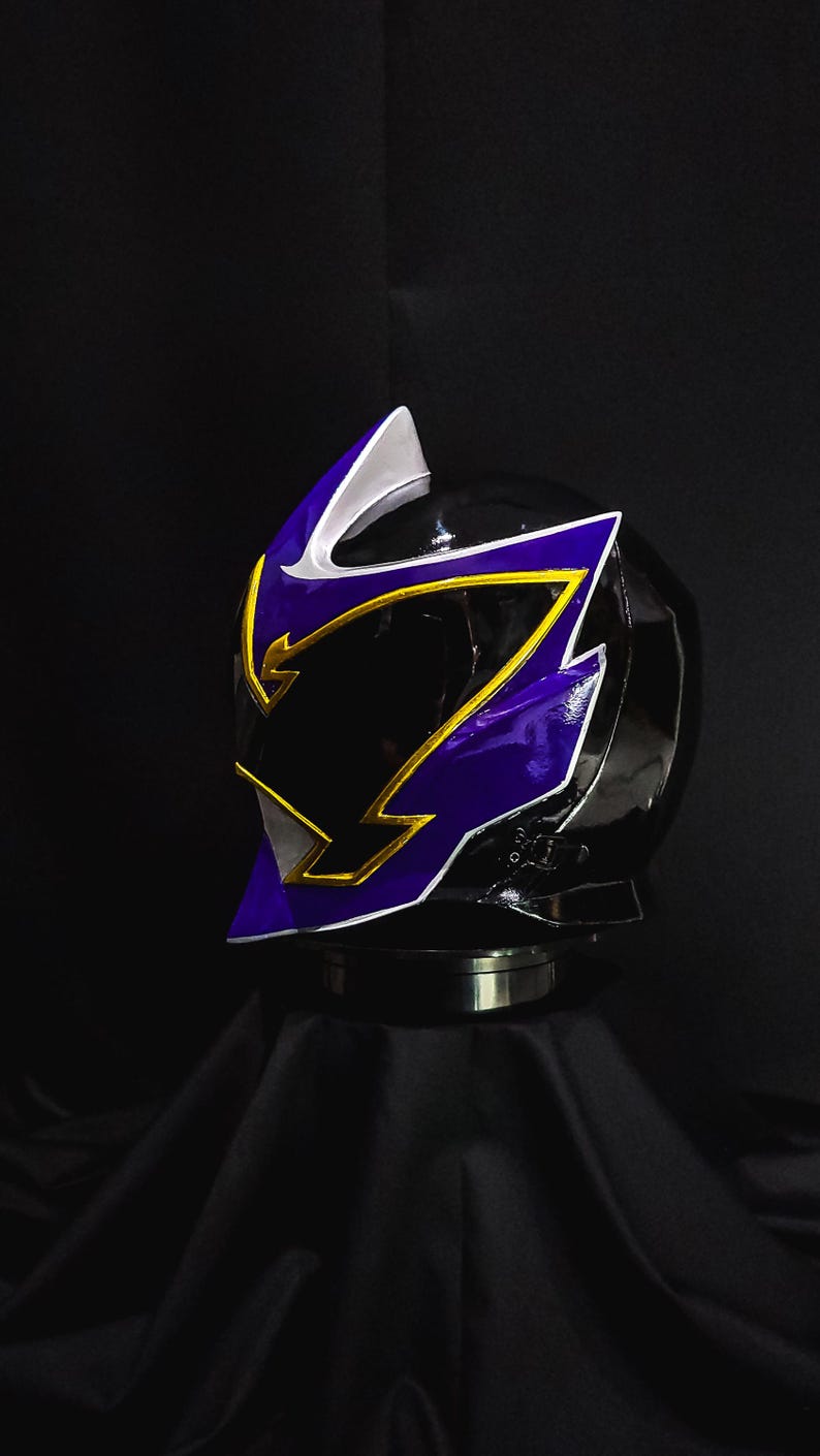 Purple Koragg Power Ranger Helmet [CUSTOM SIZE] - Etsy