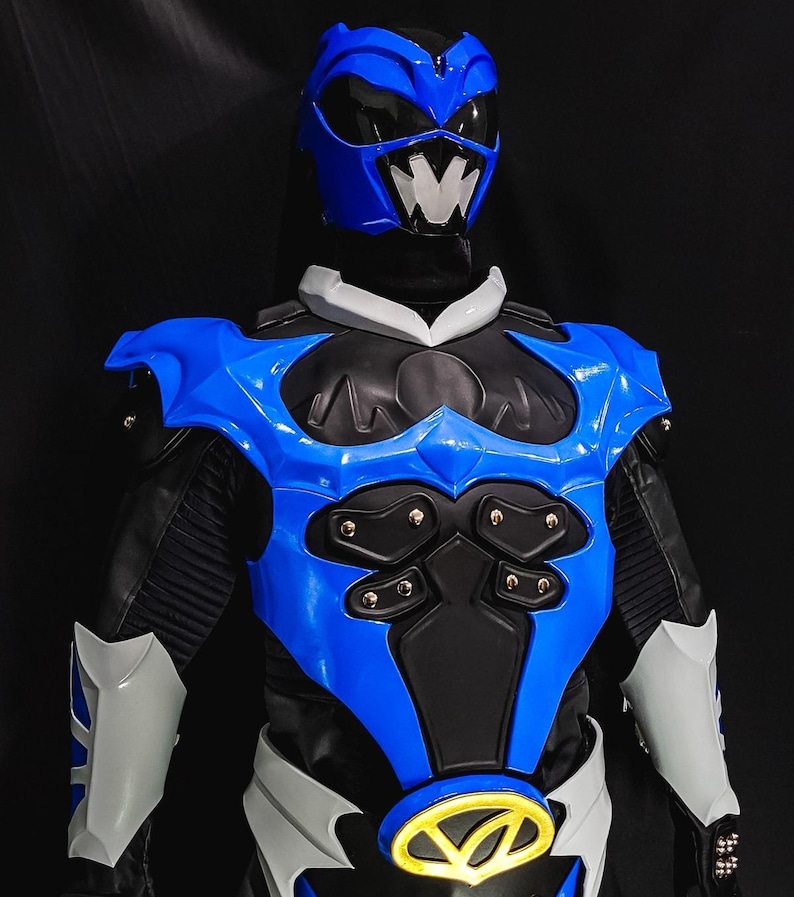 Psycho Blue Power Ranger Costume - CUSTOM SIZE Full Body Set Cosplay ...