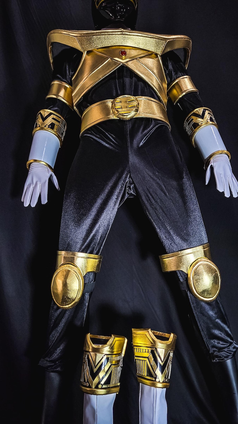 Gold Zeo Ranger Costume: CUSTOM SIZE Full Body Set - Etsy