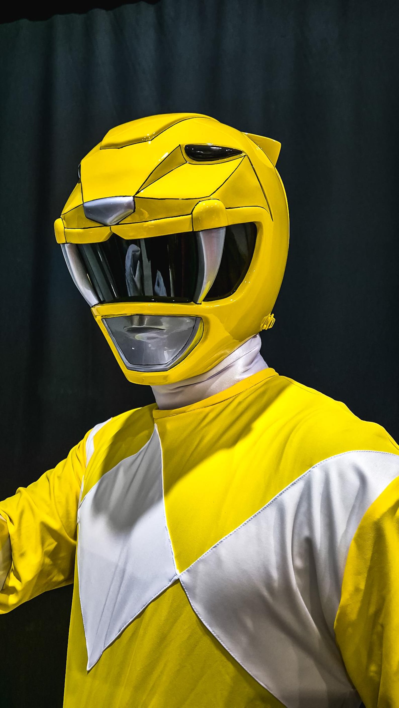 MMPR Yellow Power Ranger Costume [CUSTOM SIZE] - Etsy