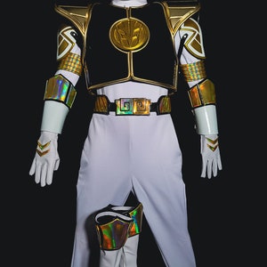Custom White Tiger Ranger Costume: Handmade Cosplay Armor - Etsy