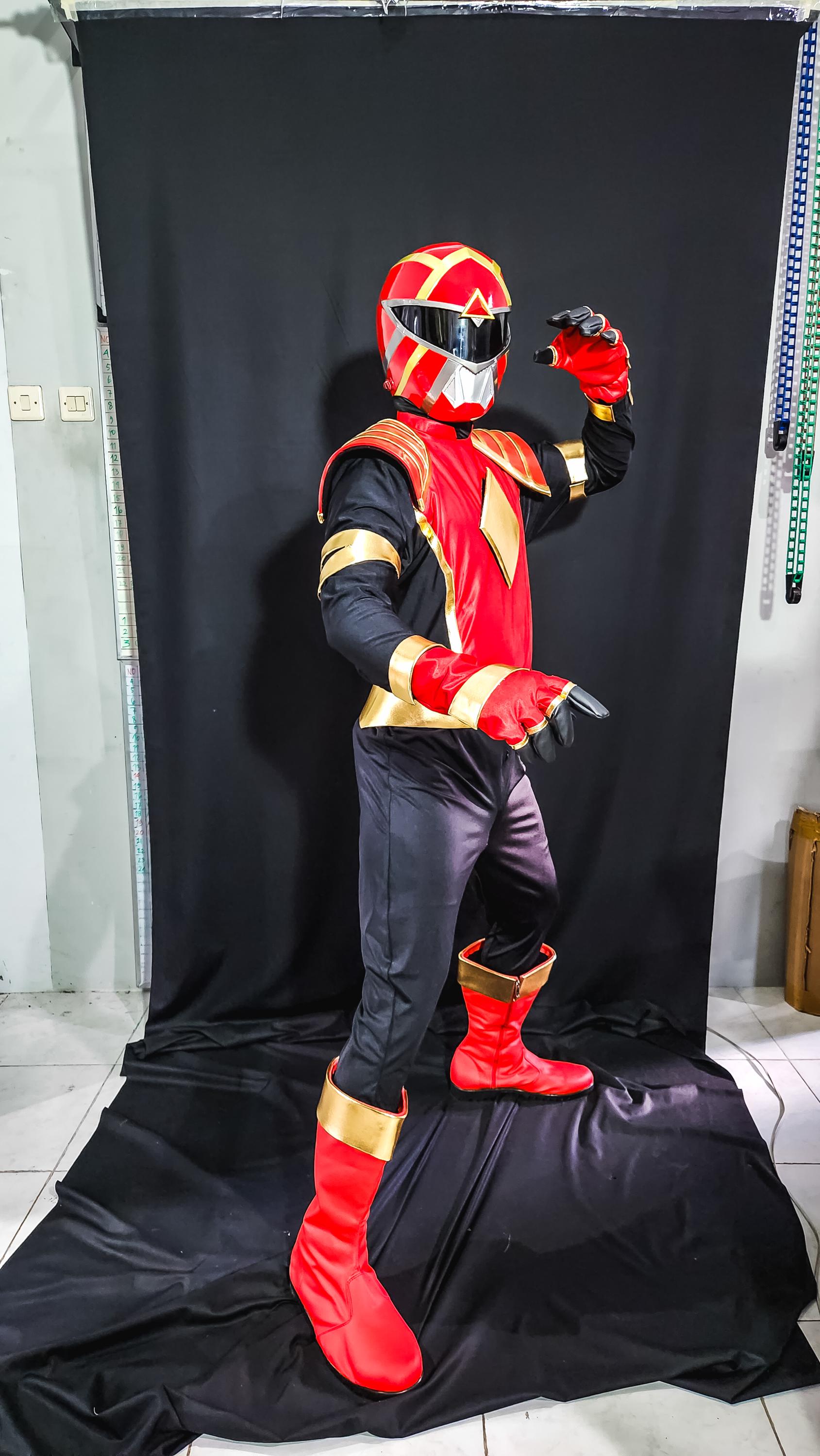 Red Omega Power Ranger Costume [CUSTOM SIZE] - Etsy