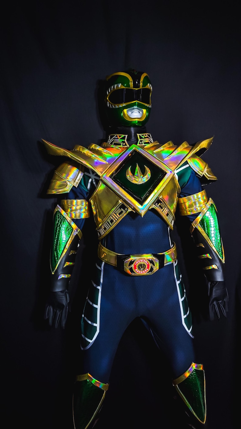 Zeo - Mighty Morphin Green Ranger Costume: CUSTOM SIZE and DESIGN ...