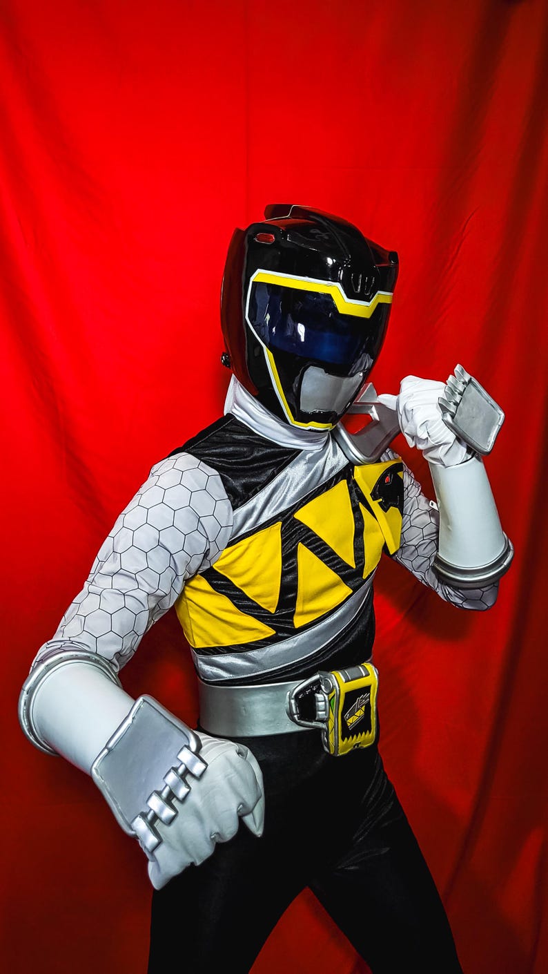 Kyoryuger Black Power Rangers Costume [CUSTOM SIZE] - Etsy