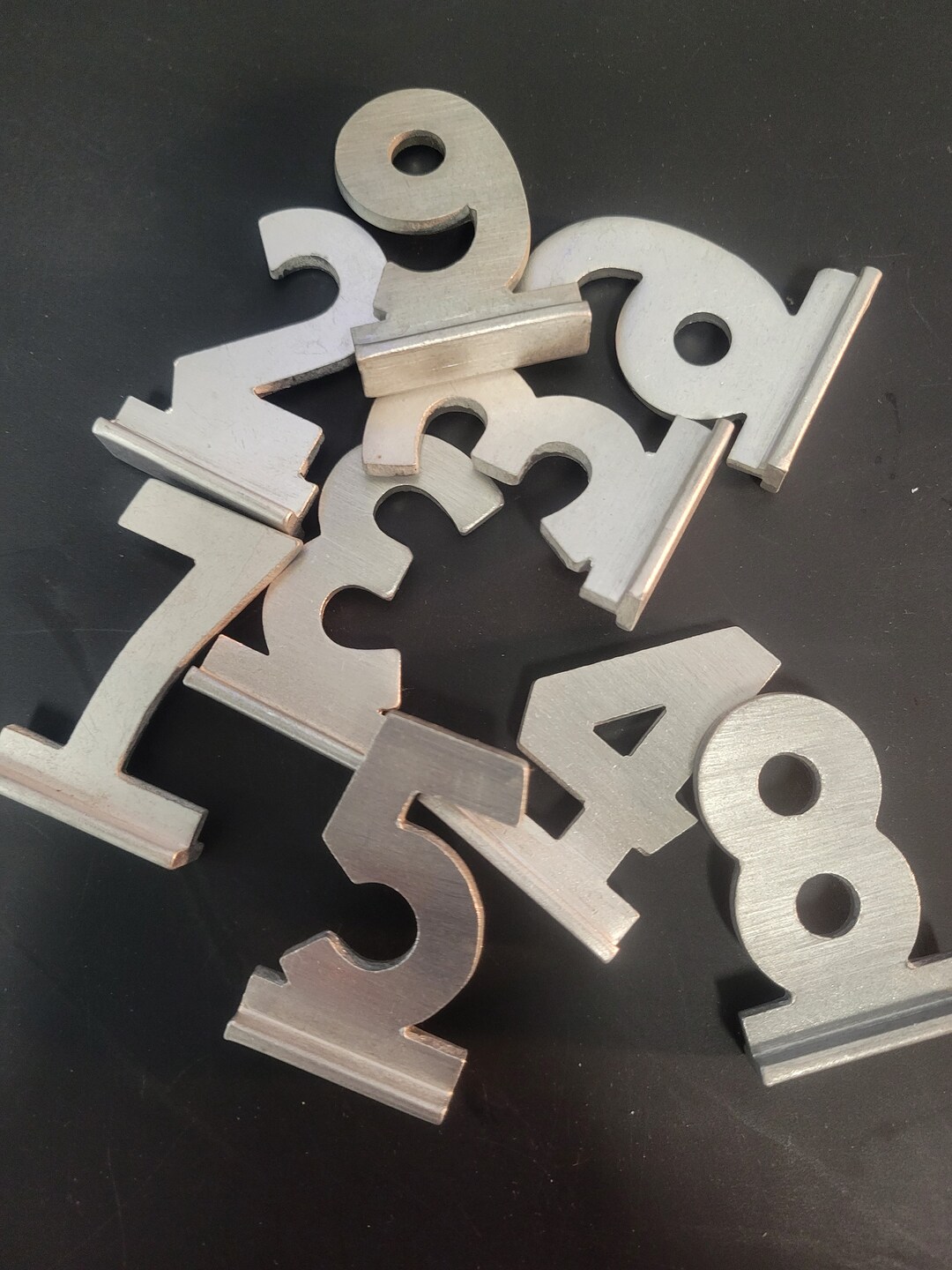 Vintage 1950's Aluminum Numbers - Etsy