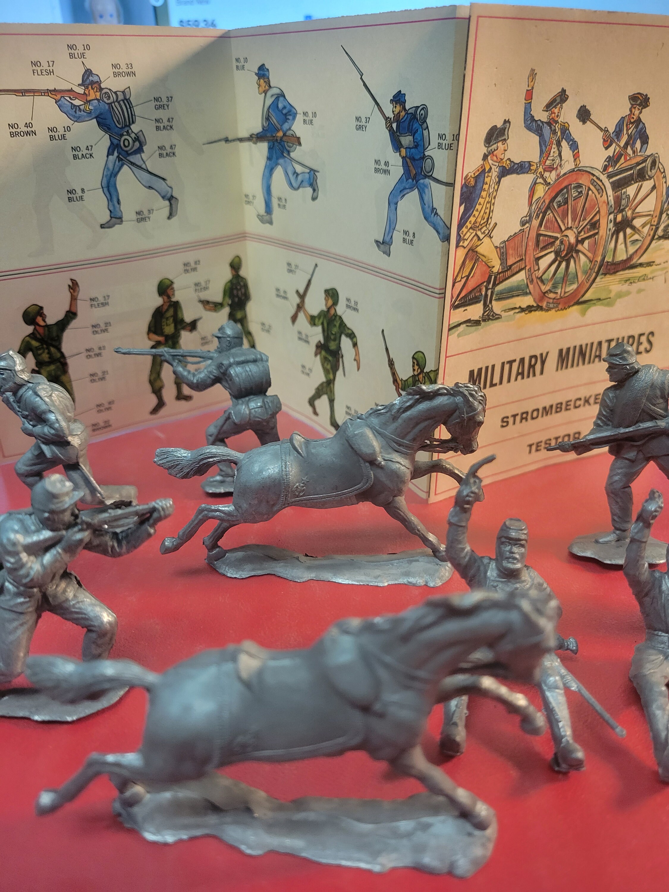 Strombecker Military Miniatures Civil War Charge Soldier Set - Etsy